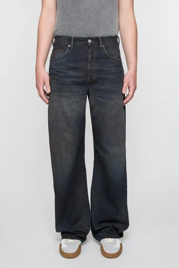 Acne Studios Regular Fit Jeans - Dark Blue | Editorialist